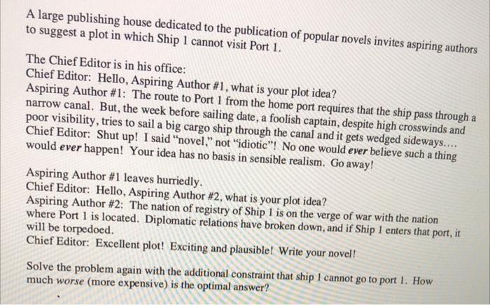 Solved Microsoft Excel® Solver Integer/Binary Optimization | Chegg.com