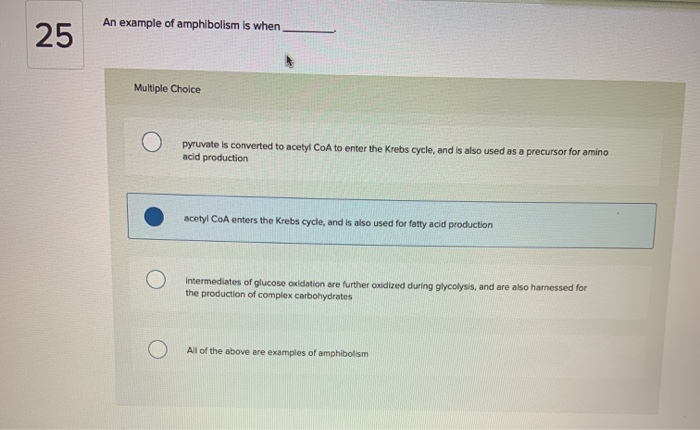 Solved An example of amphibolism is when 25 Multiple Choice | Chegg.com