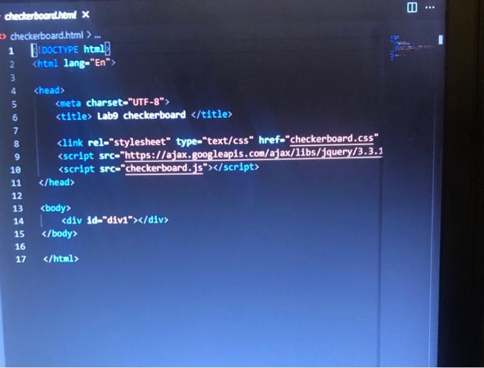 Solved Task 3: 2D array, JQuery You are given html, css and | Chegg.com