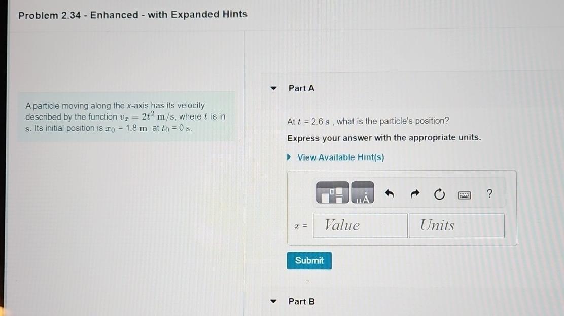 Solved Problem 2.34 - ﻿Enhanced - ﻿with Expanded HintsPart | Chegg.com