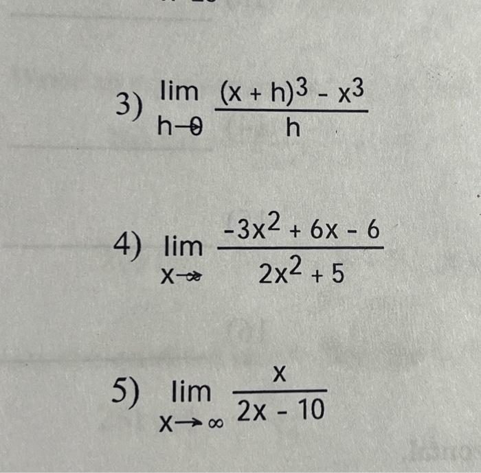 Can someone solve questions 3 and 5 and provide work | Chegg.com