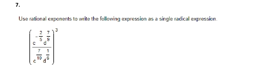 Solved Use rational exponents to write the following | Chegg.com