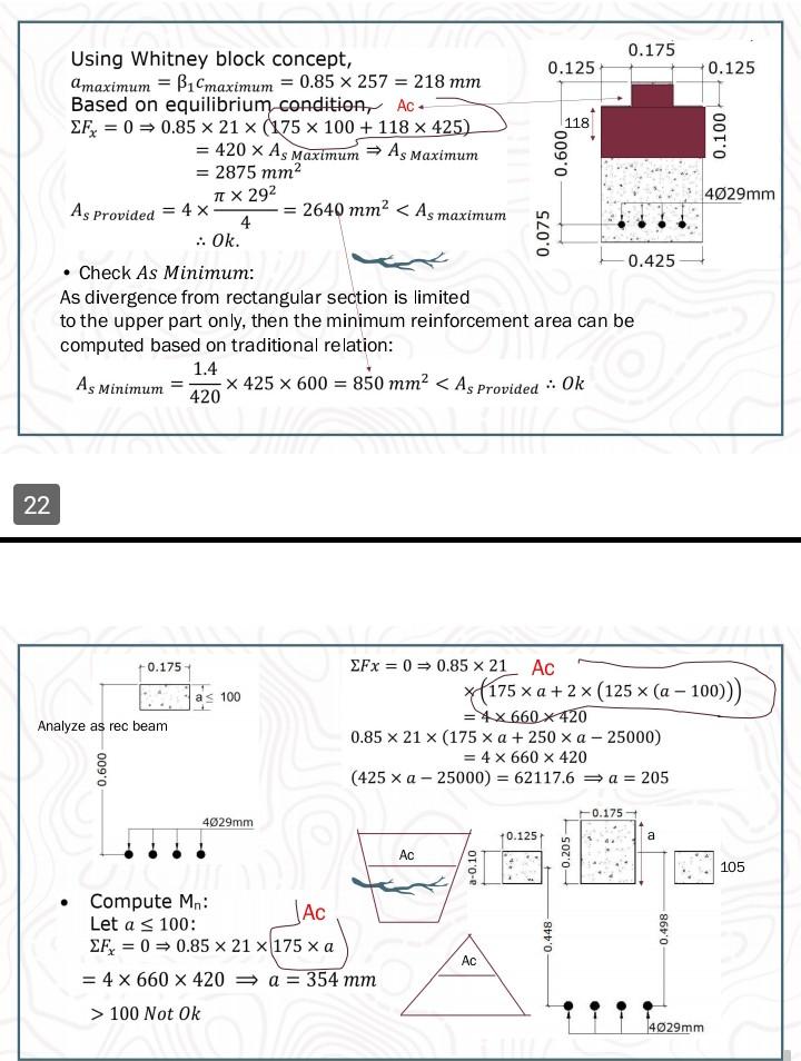 Solved Reinforcement Concrete Design show your solution step | Chegg.com