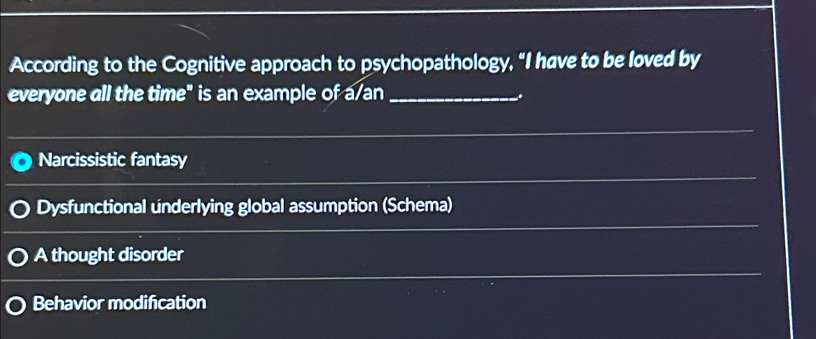 Solved According to the Cognitive approach to | Chegg.com