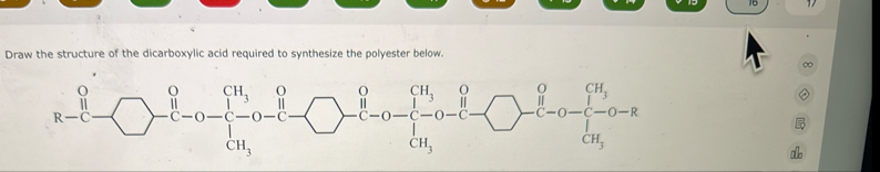 Draw the structure of the dicarboxylic acid required | Chegg.com