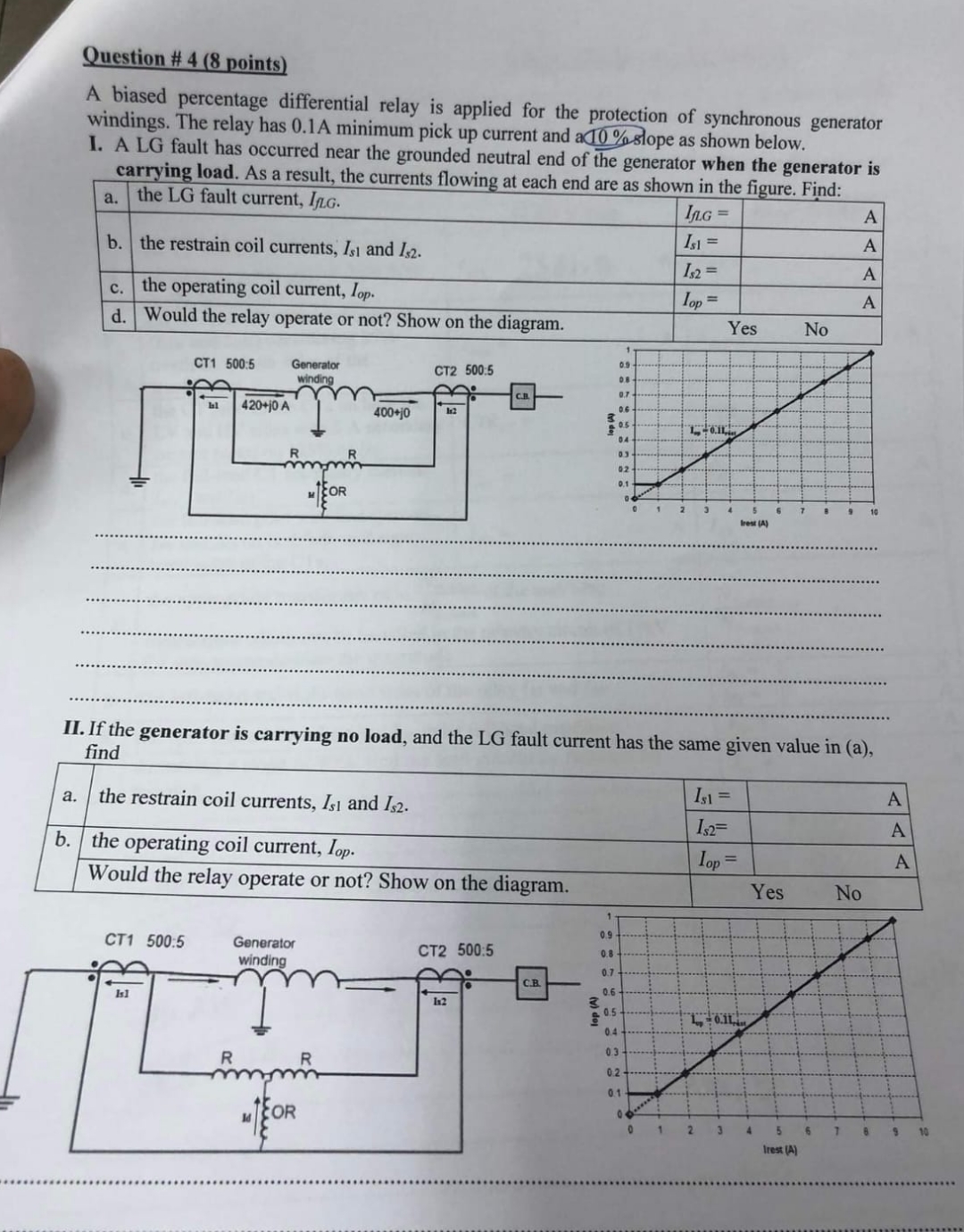 Solved Question # 4 (8 ﻿points)A biased percentage | Chegg.com