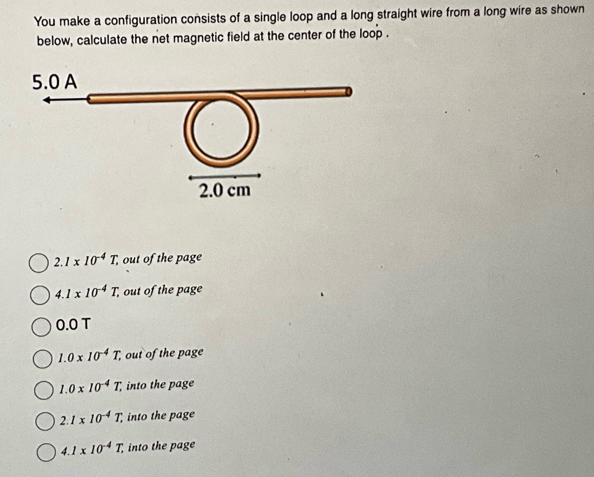 Solved You make a configuration consists of a single loop | Chegg.com