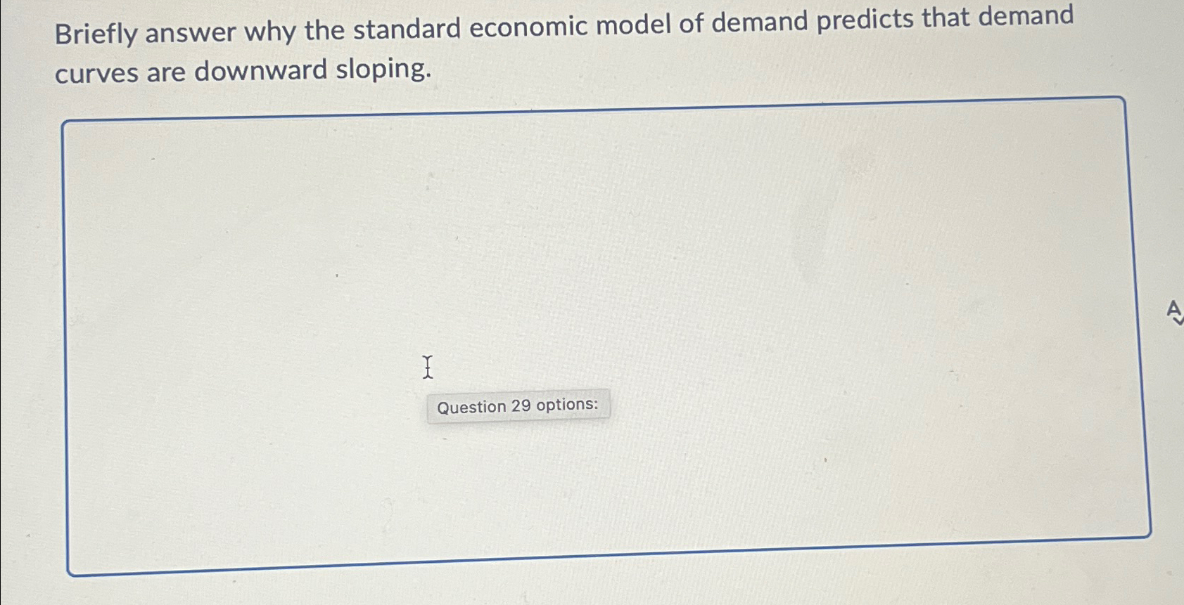 Solved Briefly answer why the standard economic model of | Chegg.com