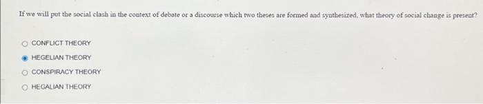 If we will put the social clash in the context of | Chegg.com