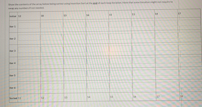 Solved Question 7 What would be the Big O run time after | Chegg.com