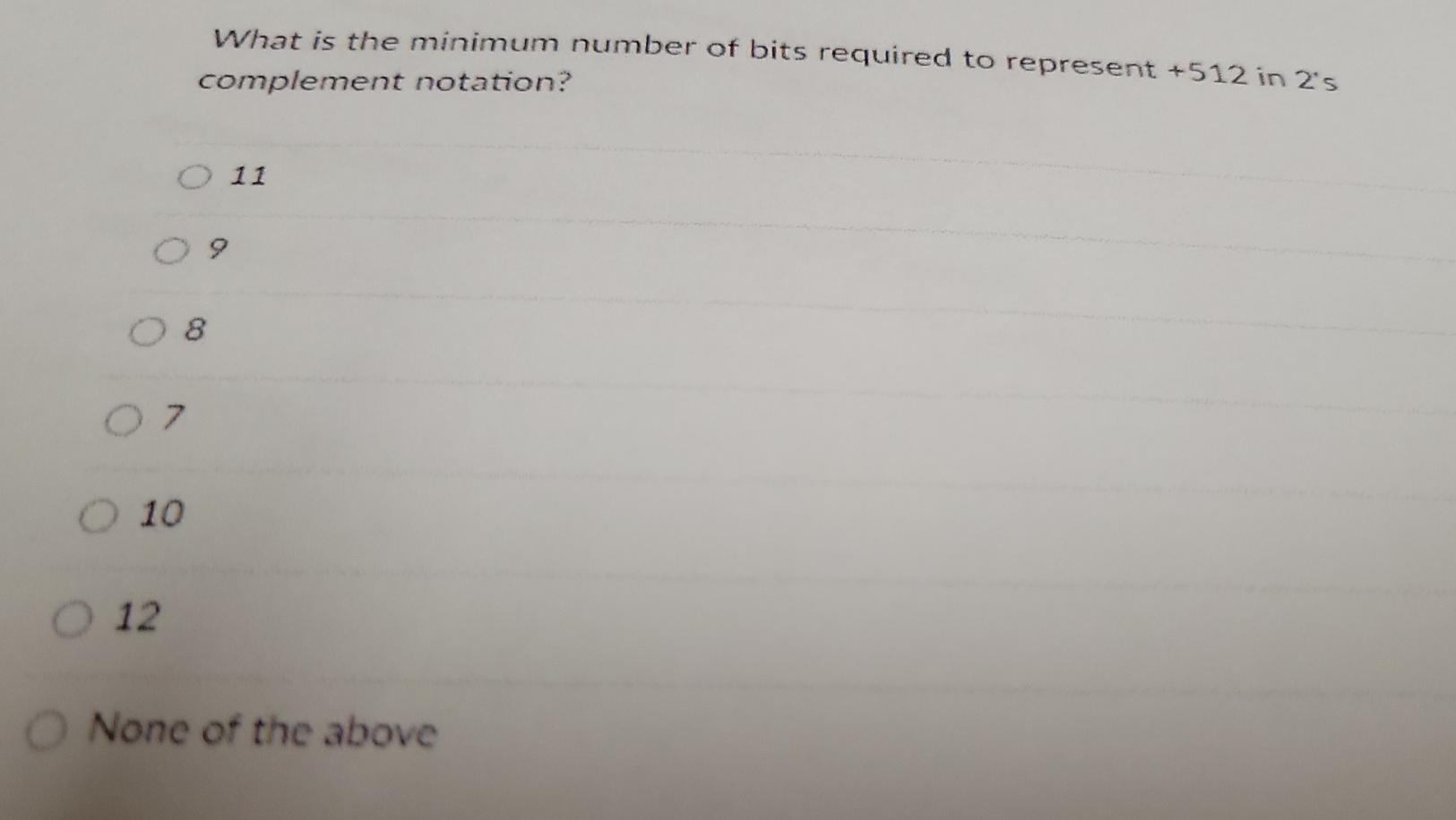 Solved What is the minimum number of bits required to | Chegg.com