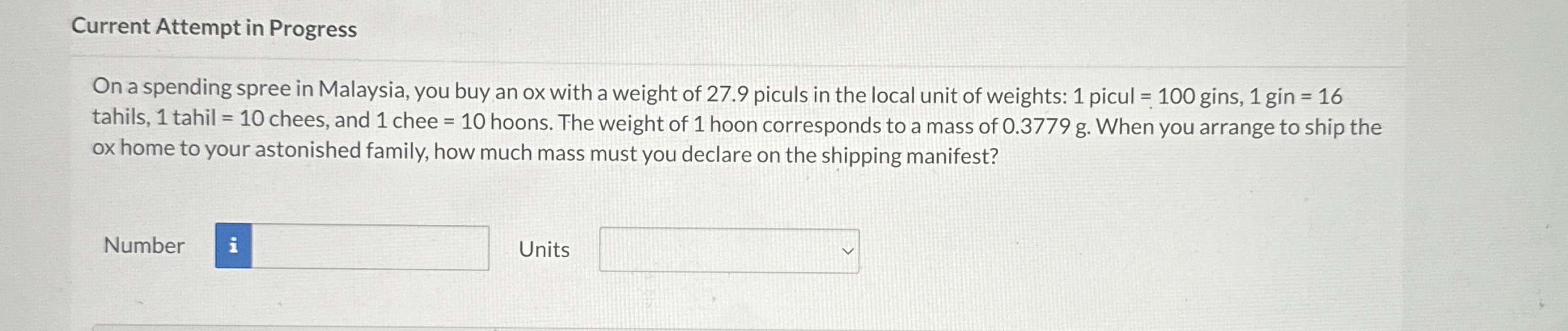 Solved Current Attempt in ProgressOn a spending spree in | Chegg.com