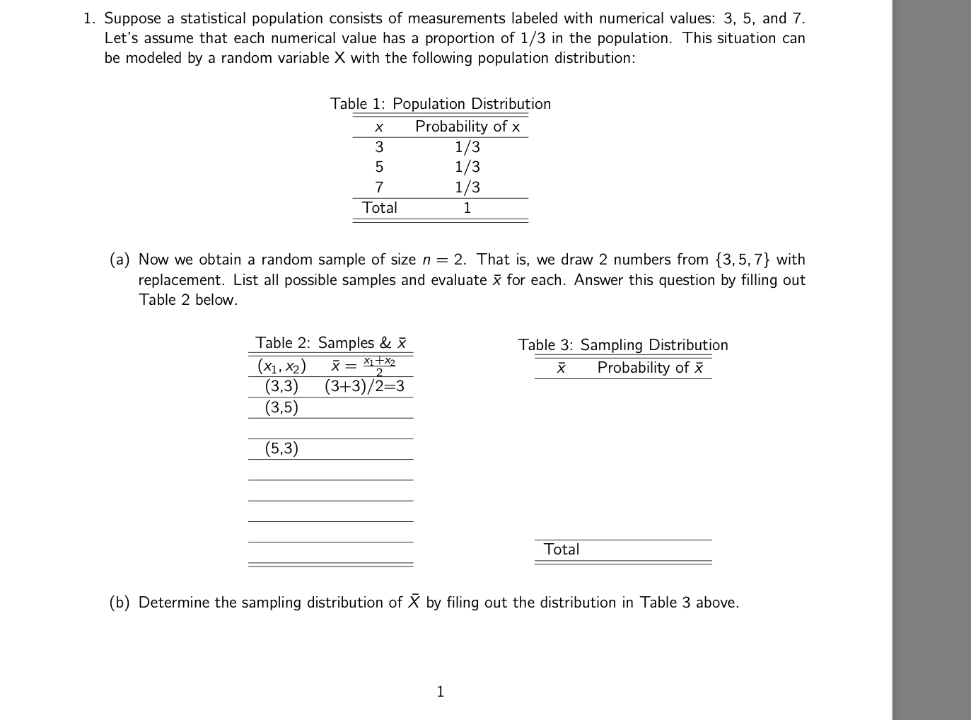 Solved Suppose a statistical population consists of | Chegg.com