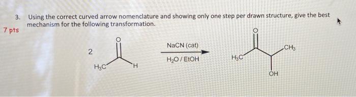 Solved 3. Using the correct curved arrow nomenclature and | Chegg.com