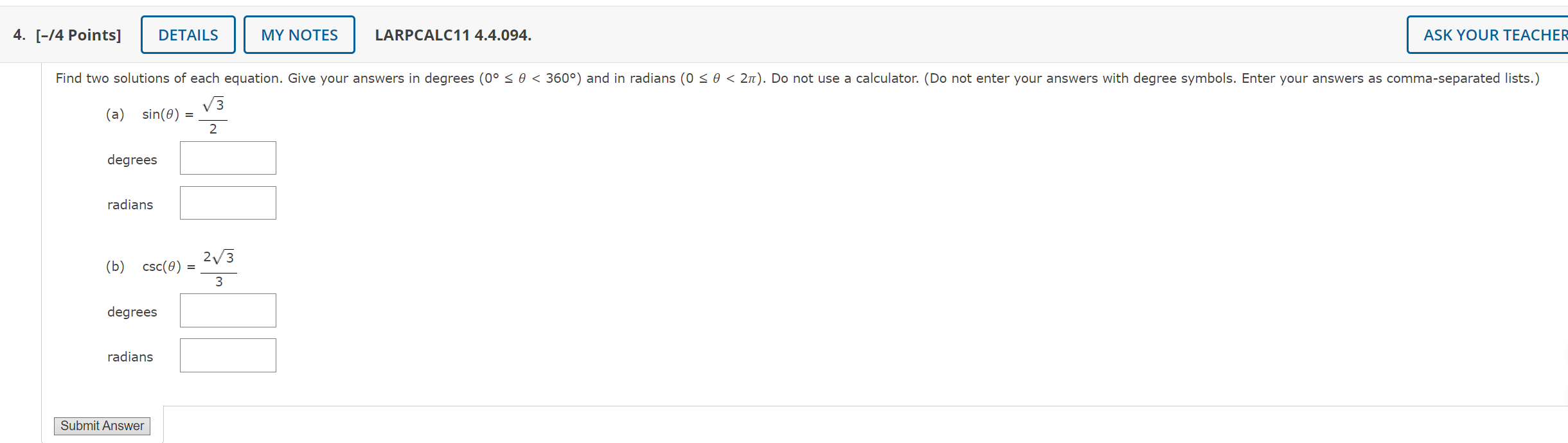 Solved Find two solutions of each equation. Give your | Chegg.com