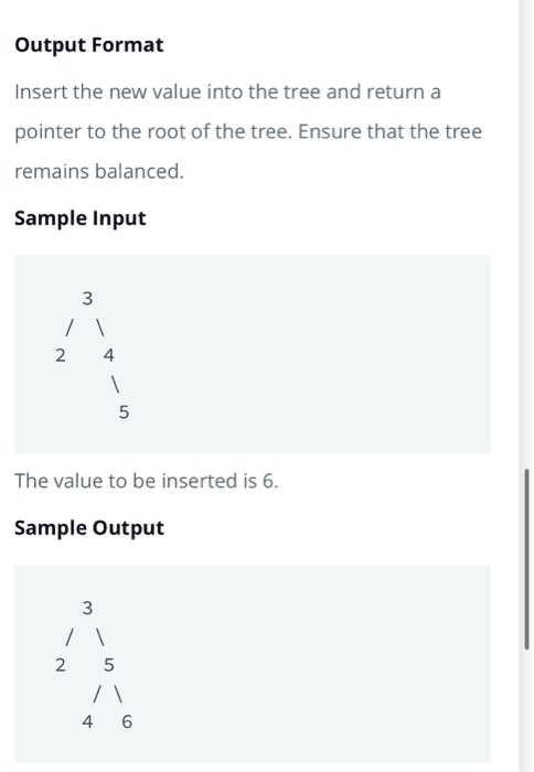 Solved Self Balancing Tree Problem Submissions Leaderboard | Chegg.com