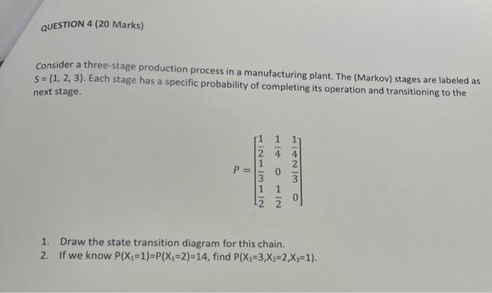 Solved Consider a three-stage production process in a | Chegg.com