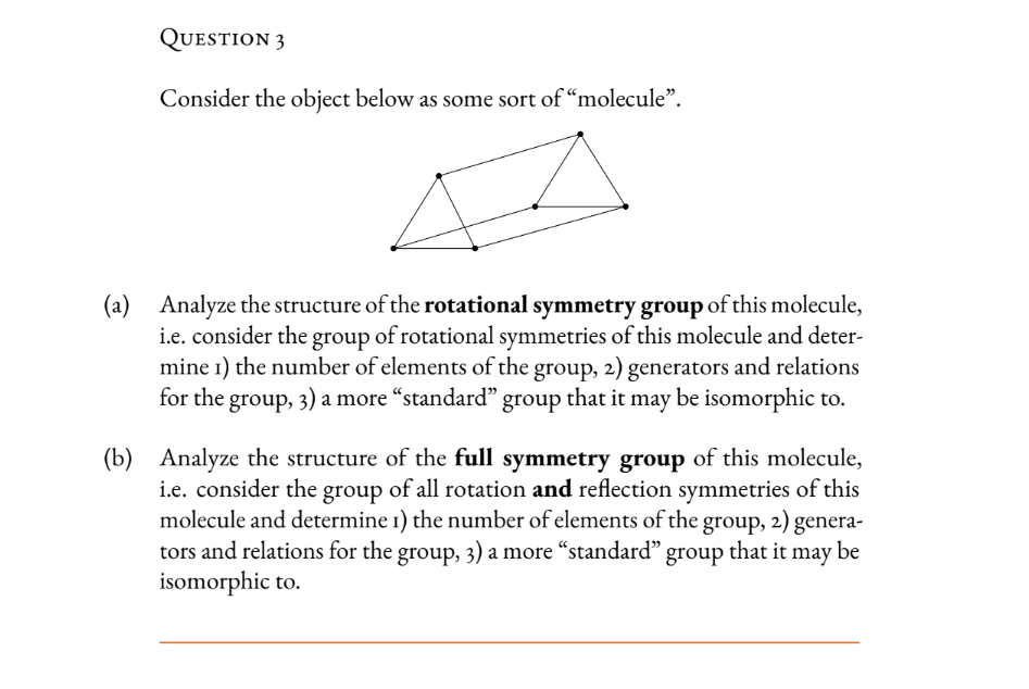 Solved Question 3Consider the object below as ﻿some sort of | Chegg.com