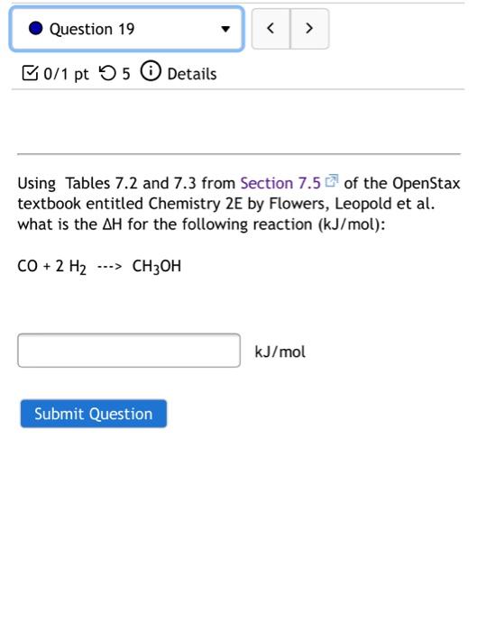 Solved Using Tables 7.2 and 7.3 from Section 7.5 of the | Chegg.com