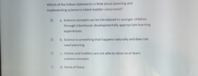 Solved Which of the follow statements is true about planning | Chegg.com