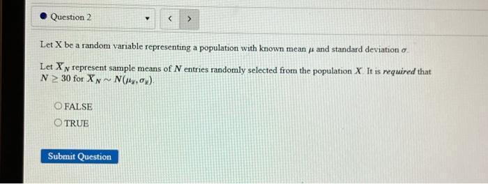 Solved Let X be a random variable representing a population | Chegg.com