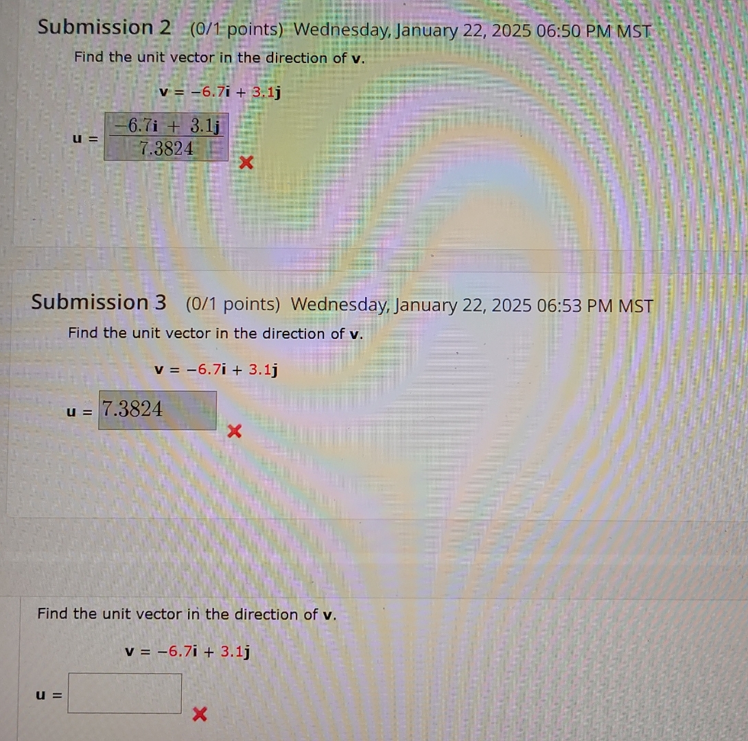 Solved Submission 2 (0/1 ﻿points) ﻿Wednesday, January | Chegg.com