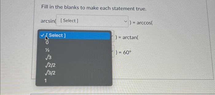 Solved Fill in the blanks to make each statement true. | Chegg.com