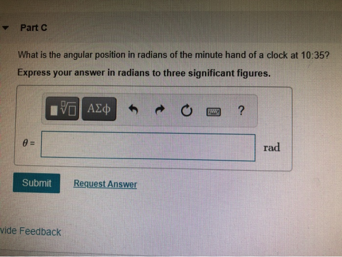 Solved What is the angular position in radians of the minute | Chegg.com
