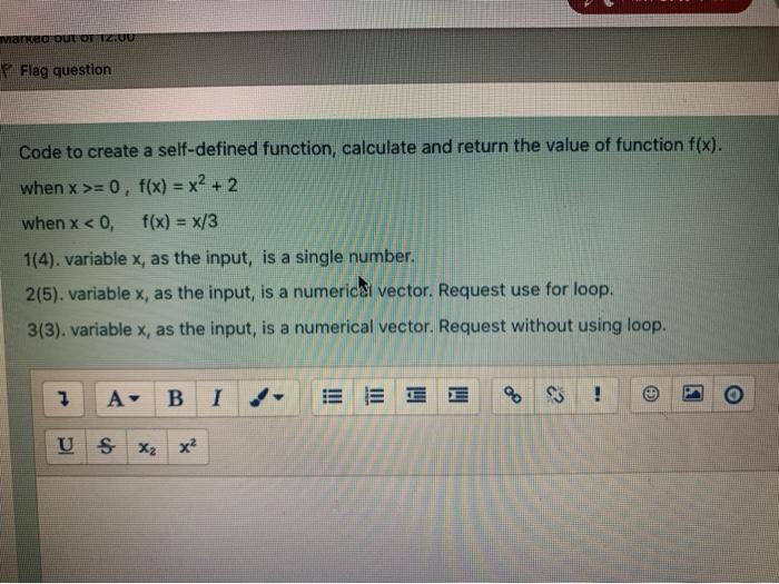 Solved marked QUOTITZIUU Flag question Code to create a | Chegg.com