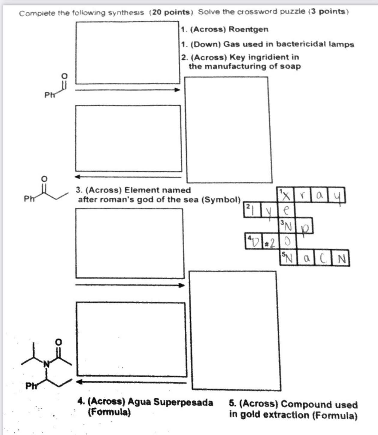 Solved Complete the following synthesis in detail, and | Chegg.com