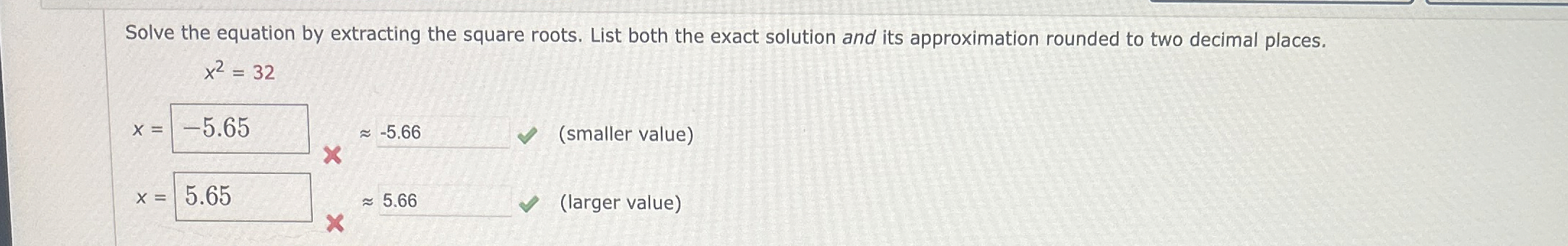 Solved Solve the equation by extracting the square roots. | Chegg.com