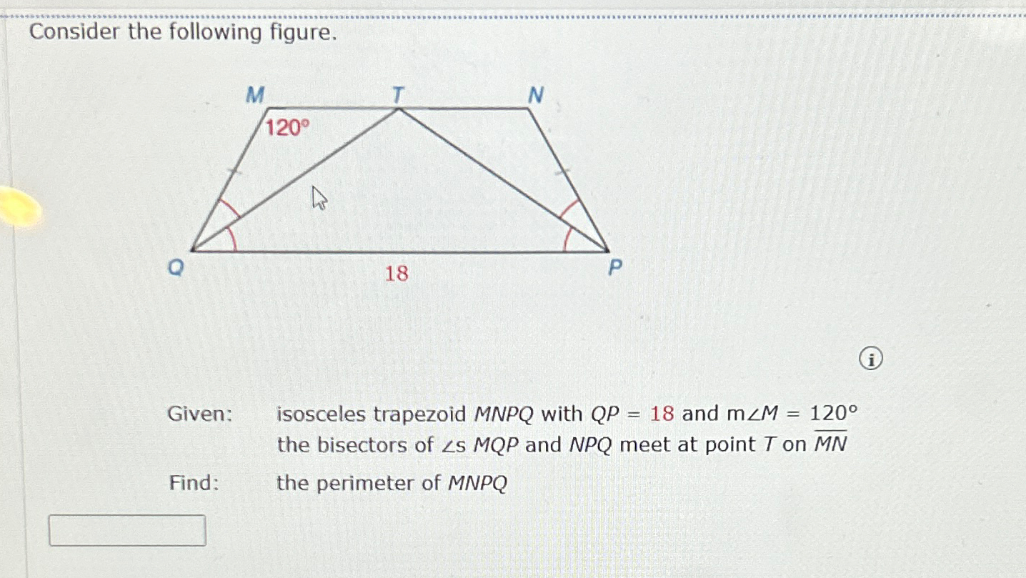 Solved Consider the following figure.Given: isosceles | Chegg.com