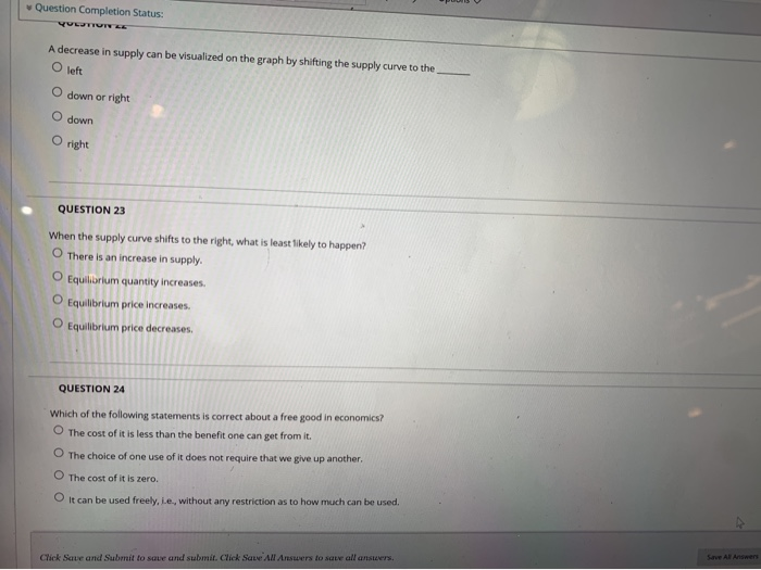 Solved Question Completion Status: QUESTION 1 Consider the | Chegg.com