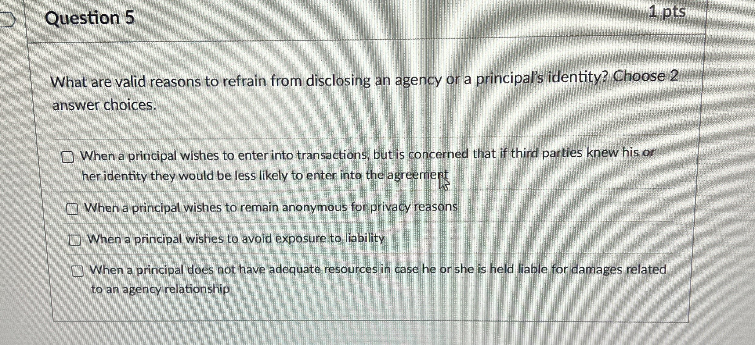 Solved Question 51 ﻿ptsWhat are valid reasons to refrain | Chegg.com