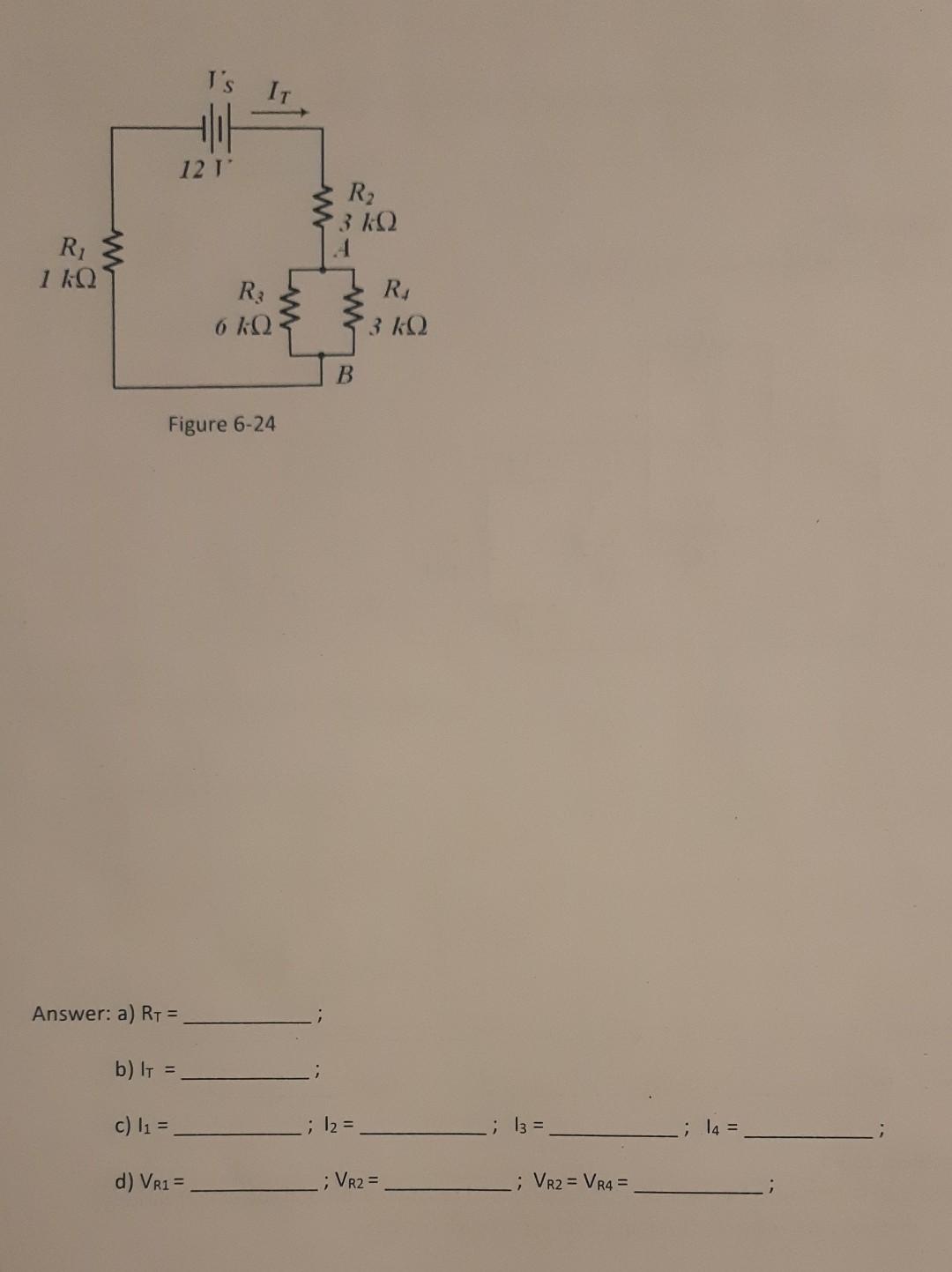 Solved Problems 119-1 (2 marks) Determine RT between | Chegg.com