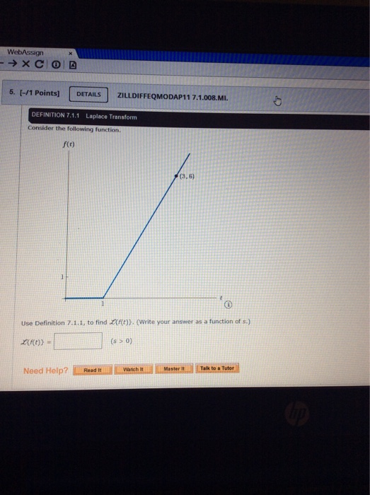 Solved X WebAssign →XCO 5. (-/1 Points] DETAILS | Chegg.com