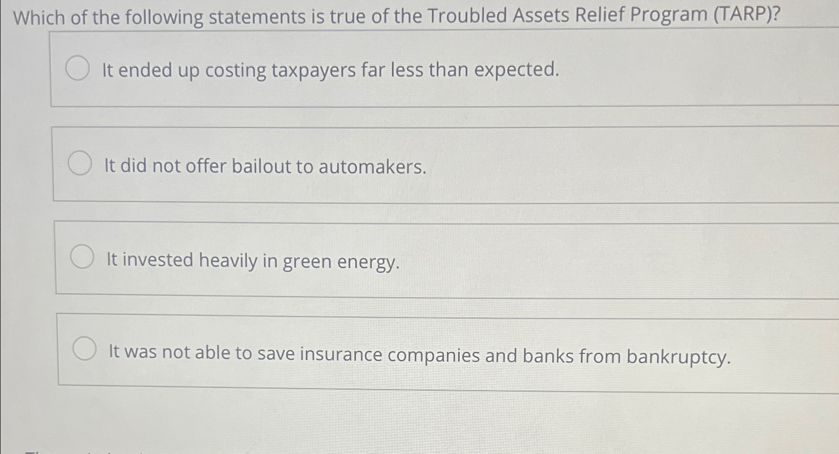 Solved Which of the following statements is true of the | Chegg.com