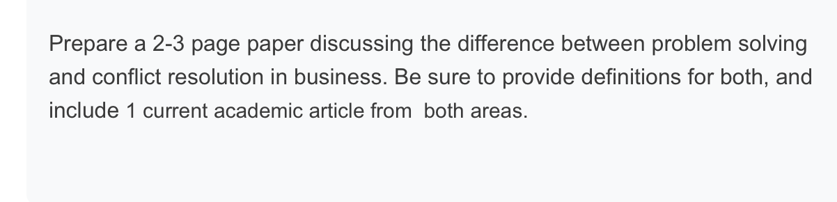 Solved Prepare a 2-3 ﻿page paper discussing the difference | Chegg.com
