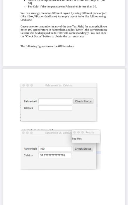 Solved Problem 1: Temperature Conversion (Temp | Chegg.com