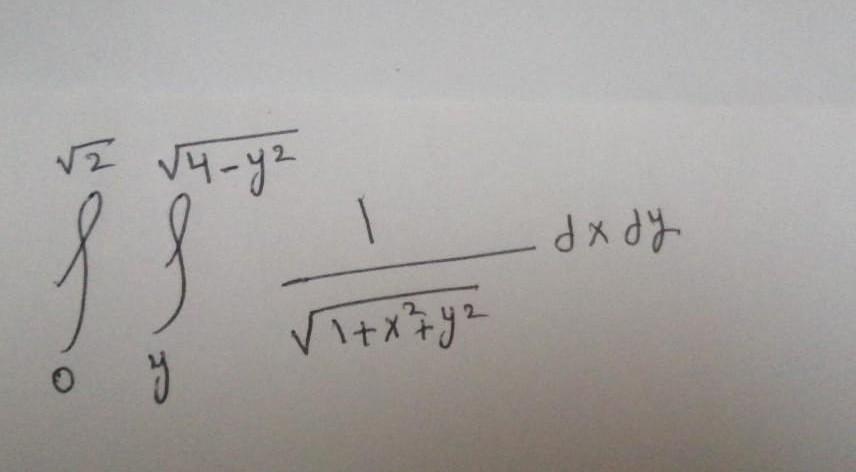Solved ∫02∫y4−y21+x2+y21dxdy | Chegg.com