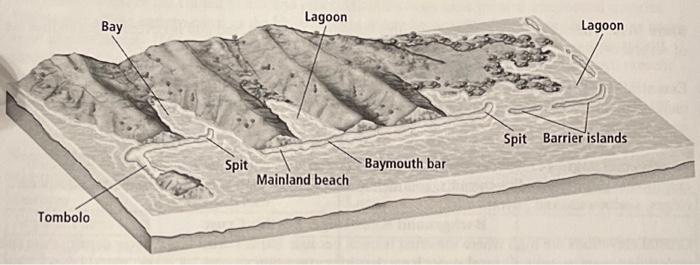 Solved A. What is a spit? Which feature shown in the diagram | Chegg.com