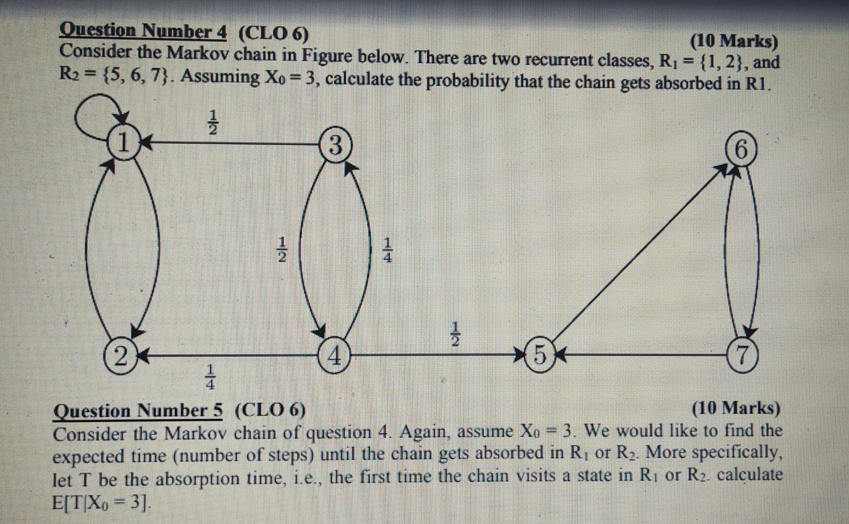 Solved Question Number 4 (CLO 6) (10 Marks) Consider the | Chegg.com