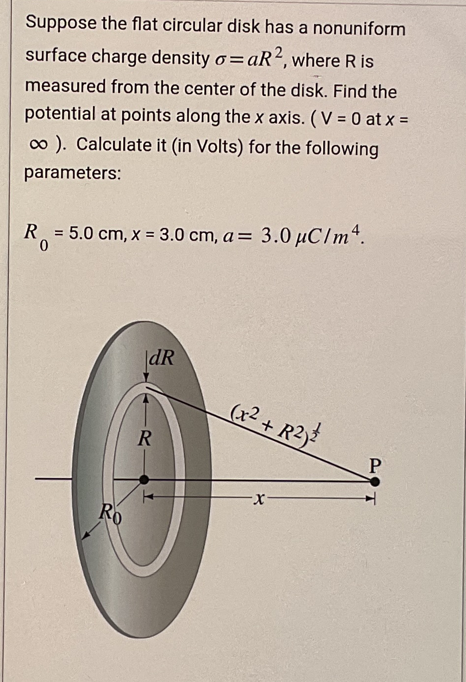 Solved Suppose the flat circular disk has a nonuniform | Chegg.com