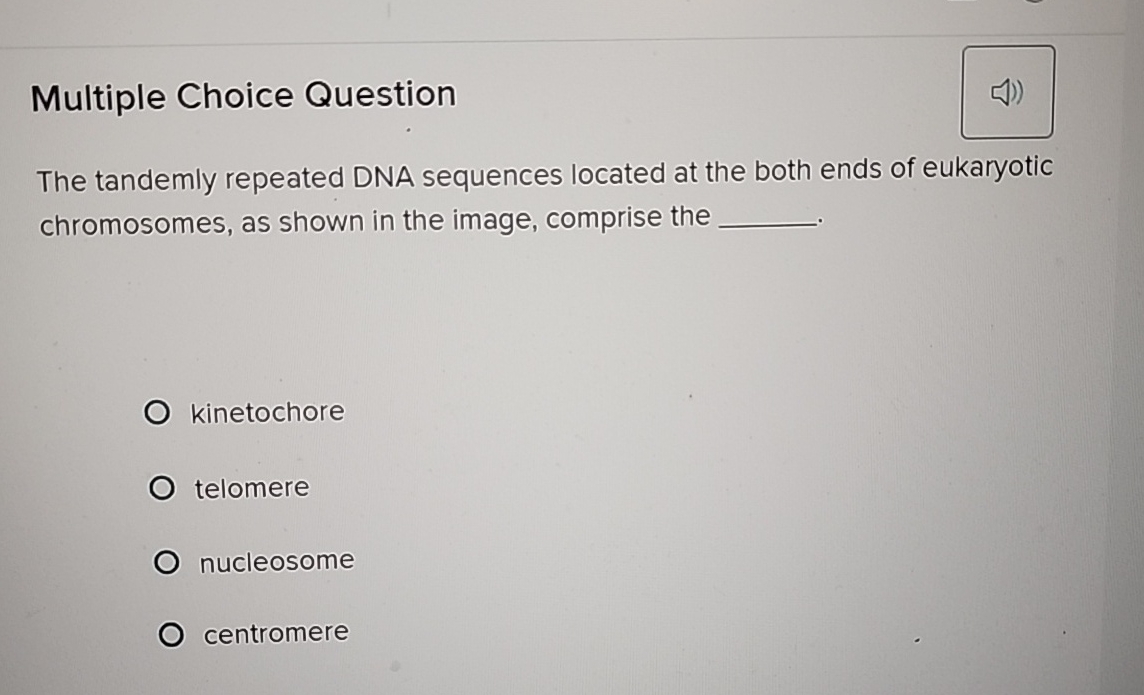 Solved Multiple Choice QuestionThe tandemly repeated DNA | Chegg.com