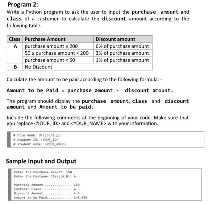 Solved Program 1 Write A Python Program To Accept Employee