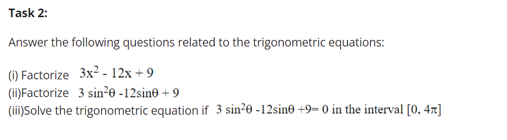 Solved Task 2:Answer the following questions related to the | Chegg.com