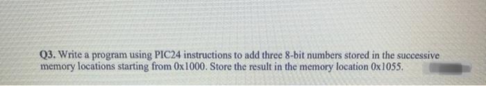 Solved Q2. Some of the instructions given below are wrong. | Chegg.com