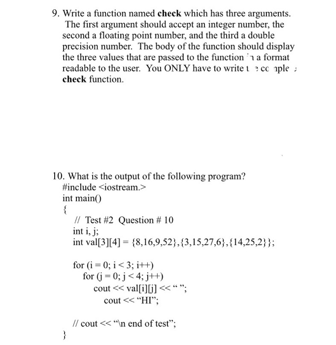 Solved The first argument should accept an integer number, | Chegg.com