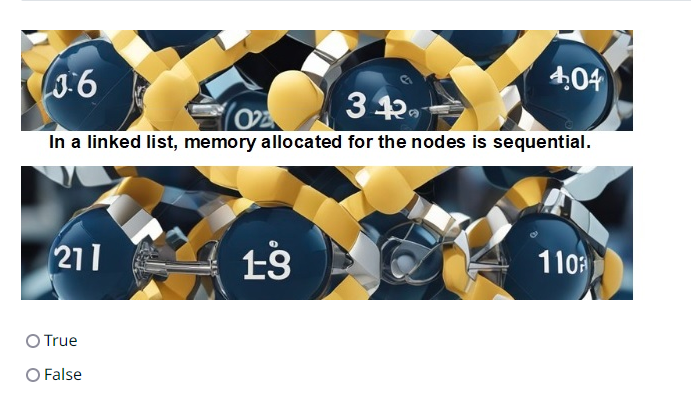 Solved In A Linked List Memory Allocated For The Nodes Is 0607