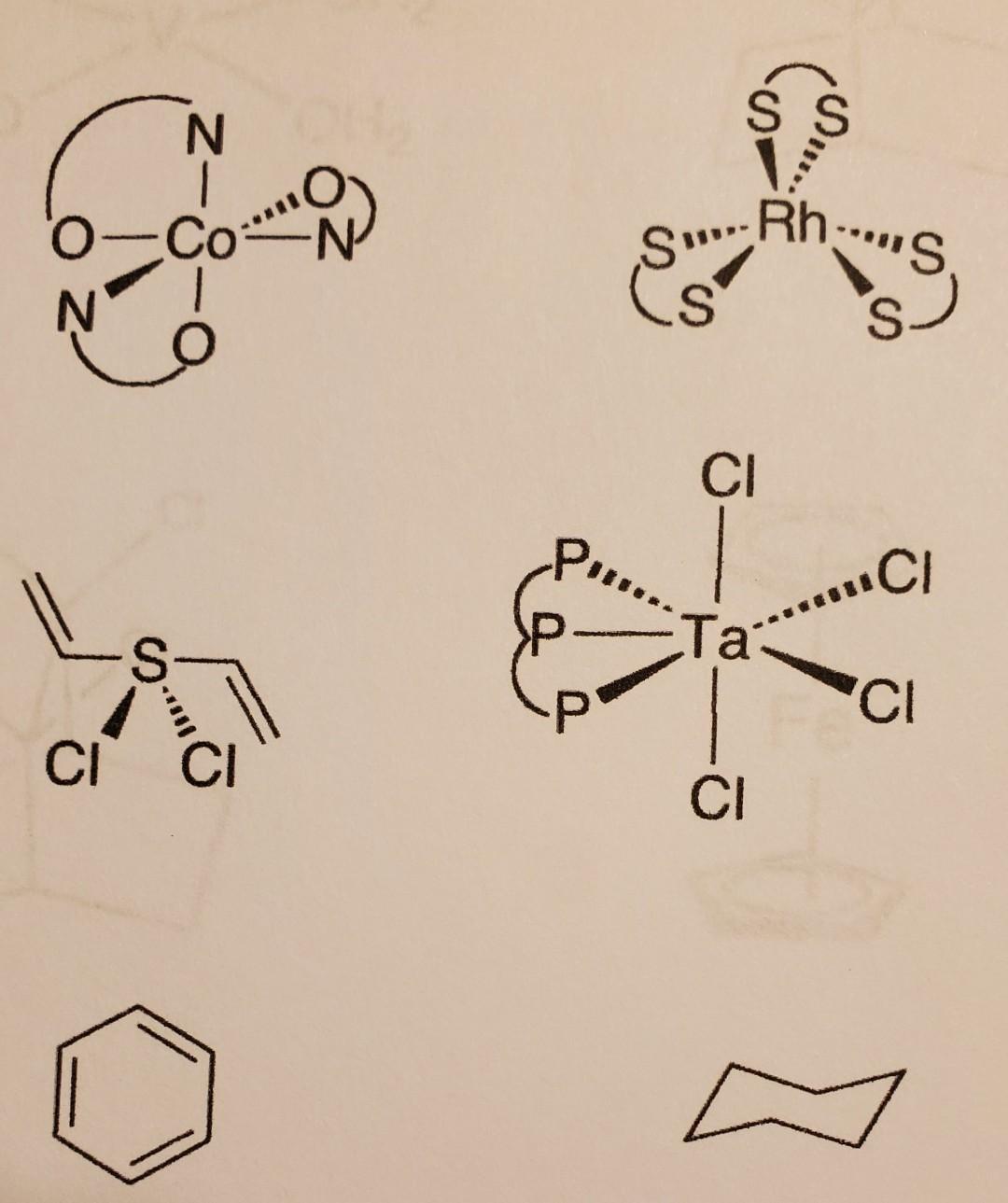 Solved For each molecule identify: a. all the symmetry | Chegg.com